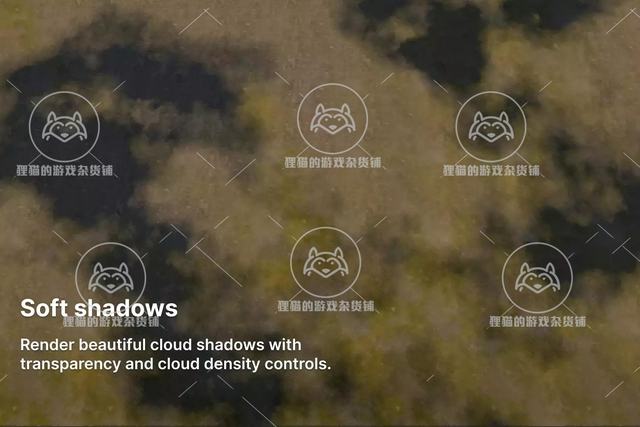 Unity Dynamic Cloud Shadows Realistic 2.1.0 Cloud Layer Shadow Special Effect URP