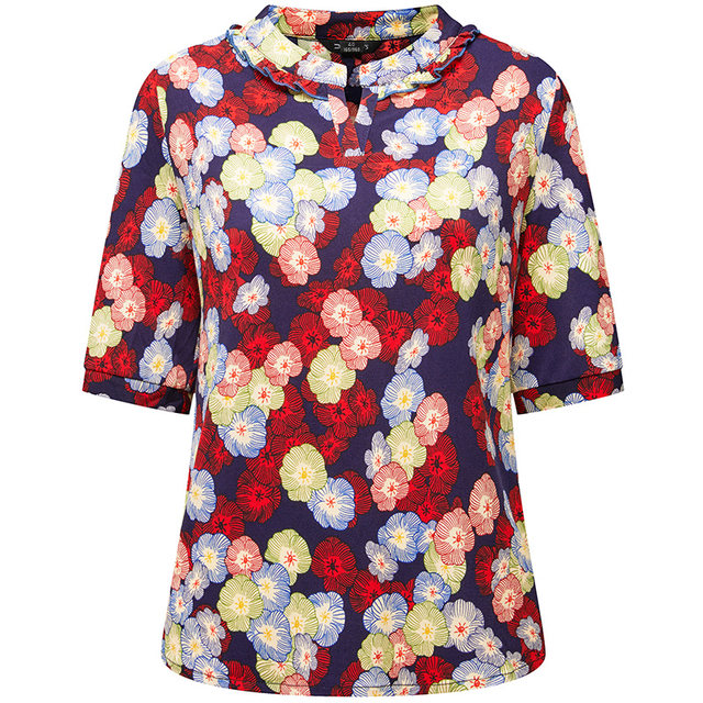Xing's women's clothing, large size T-shirt, half-sleeved women's new ...