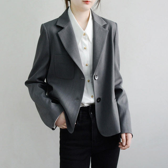 TRR style dark pattern, micro loose suit, long sleeve temperament ...