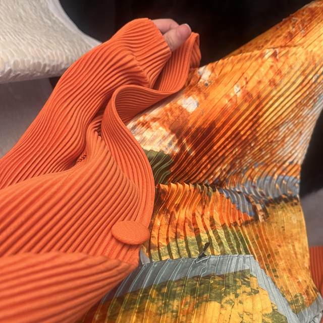 ANTIMOON hot official jacket autumn maple forest orange atmosphere ...