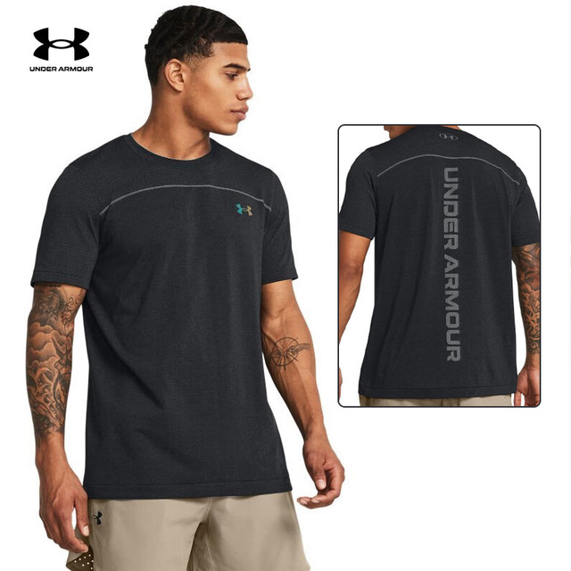 Under Armor official authentic UA Rush men's half-sleeved running quick ...