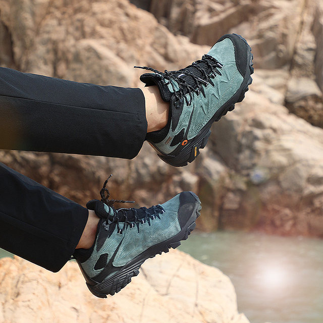 Hi -tuning shoe men's autumn and winter mountain climbing sports shoes ...