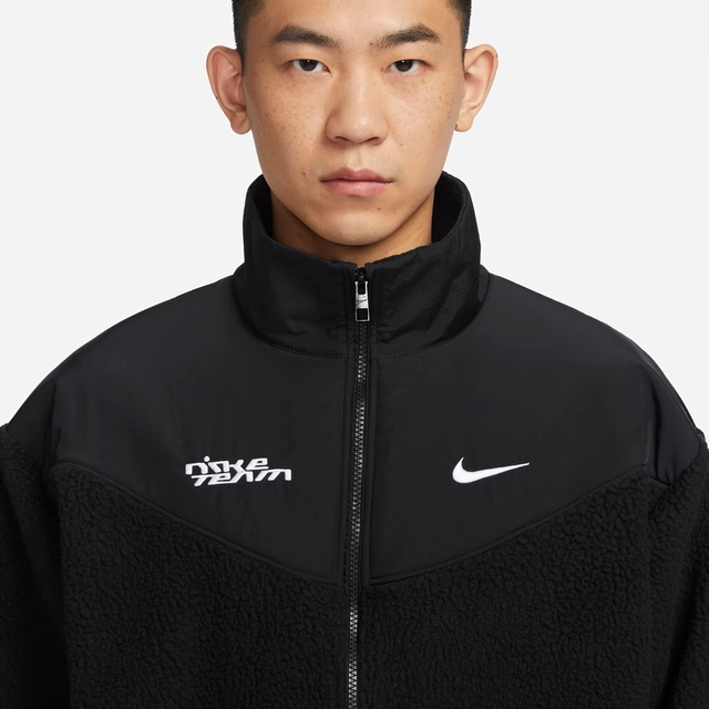 Nike/NIKE Men's Sports and Leisure Polar Fleece Warm Stand Collar ...