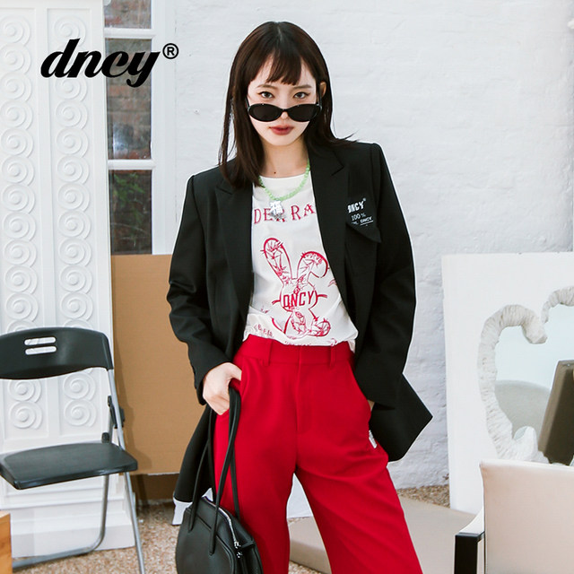 DNCYOVERSIZE lapel female suit jacket Female spring high -level sense ...