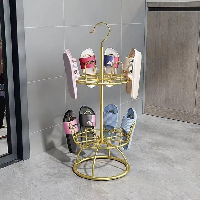 Drying shoe rack Outdoor balcony sandals, drying shoes, rotating ...