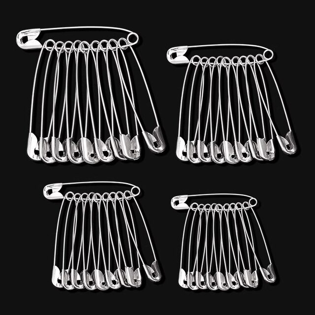 Old-fashioned pins, high-strength metal thickened pins, large, medium ...