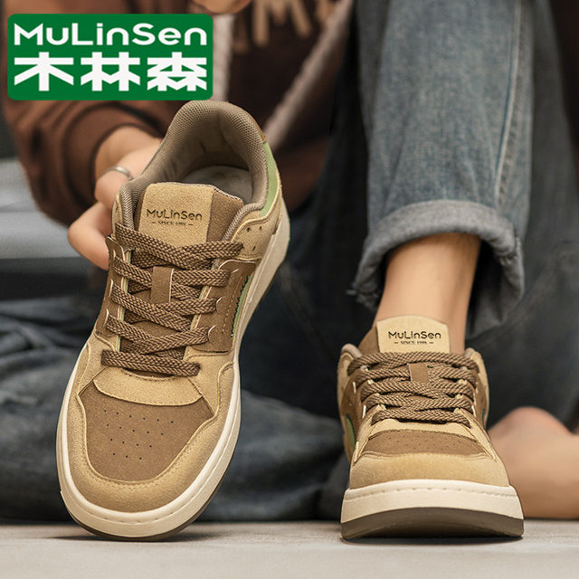 Mulinsen men's shoes spring 2025 new retro niche tide brand youth bread ...