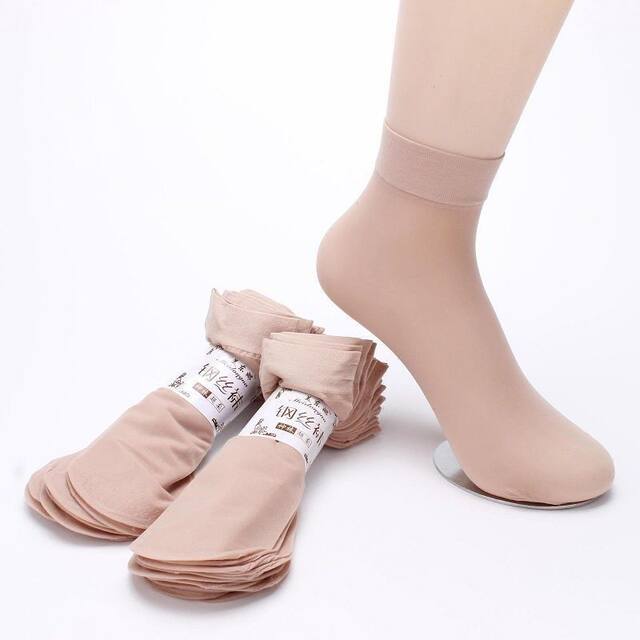 30 pairs of steel stockings short socks for women anti-hook silk flesh ...