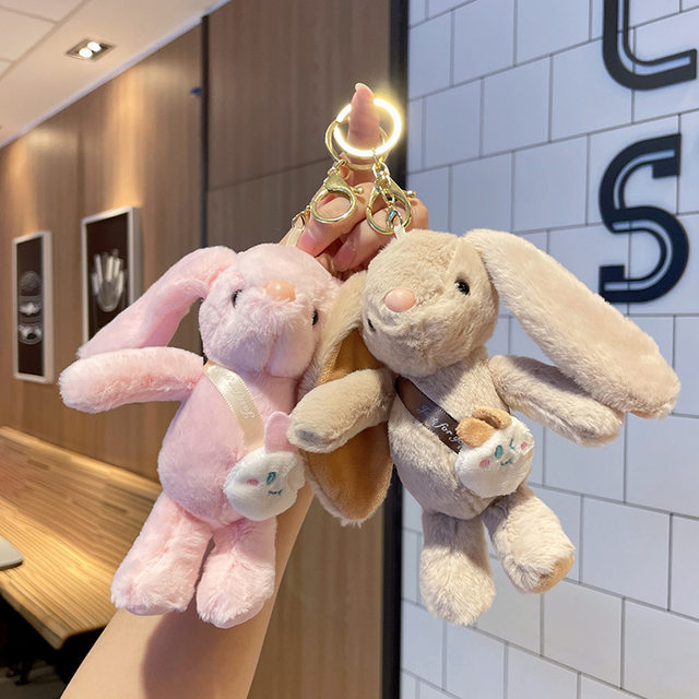 Douyin boutique backpack rabbit plush pendant doll doll doll cartoon ...