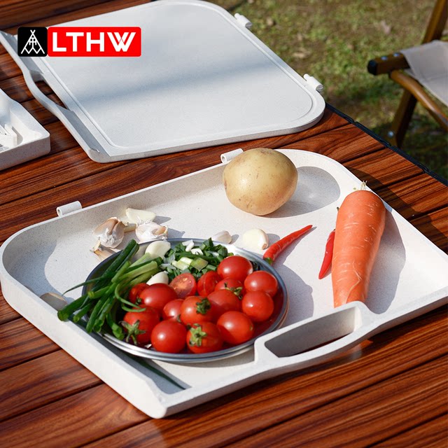 LTHW traveling outdoor kitchenware portable cover -loading camp picnic ...