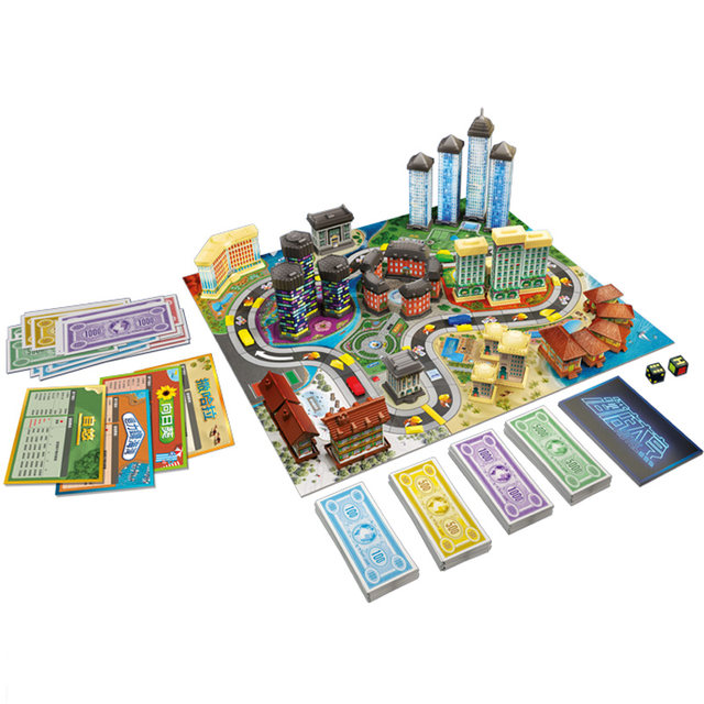 Long Hotel Tycoon Board Game Weng Dafuheng Children's Finance Mind ...