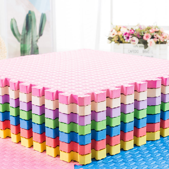 Children's thickened foam floor cushion stitching crawling pad large ...