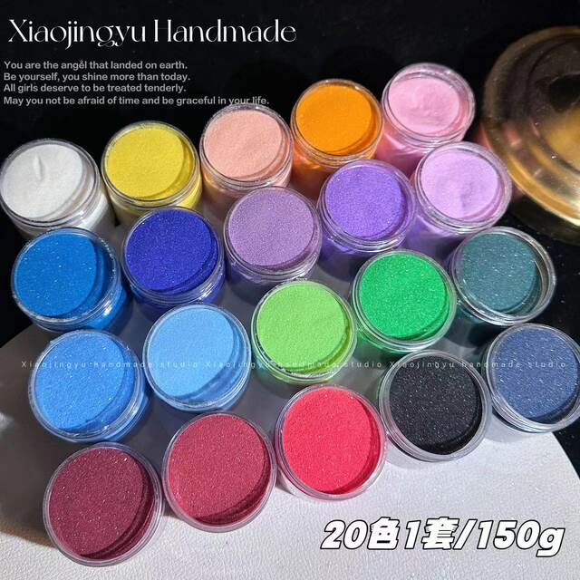 Little Whale diy flow hemp gravity powder gradient layered fine sand ...