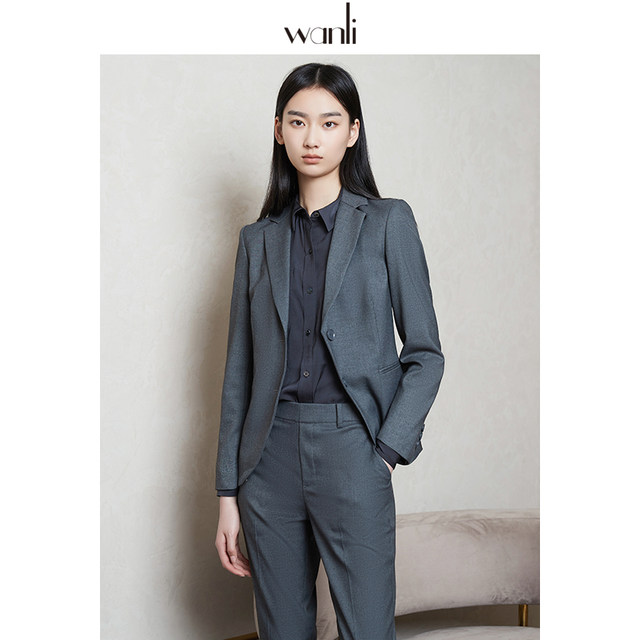 Wanli (Apparel) Black Suit Jacket Women's Interview Formal Wear Female ...