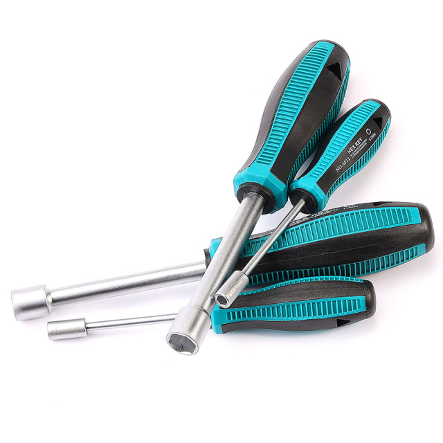 Sleeve screwdriver casing driver external hexagonal sleeve wrench nut ...