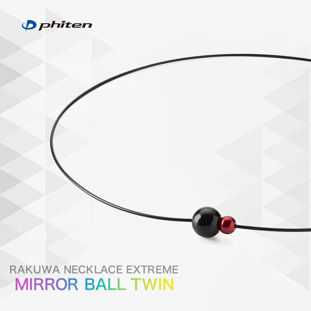Phiten Fiteng flagship store gathers double bead light wire necklace ...