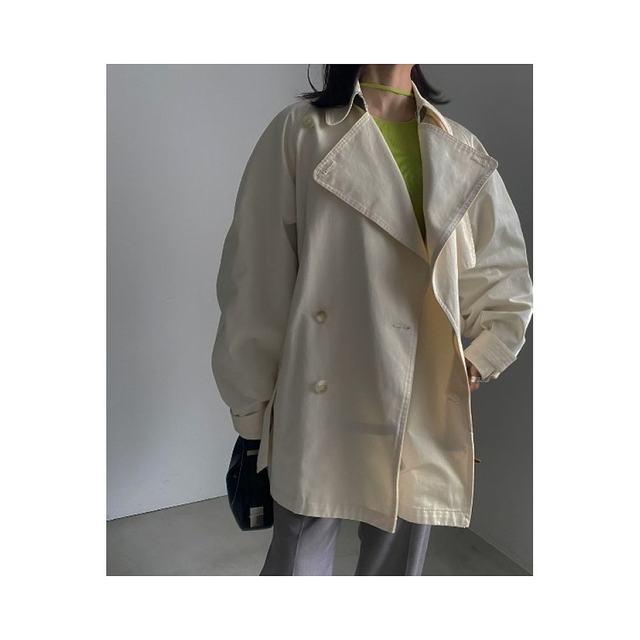 Japan Direct Mail Ameri Manteco Classic Trench Clory Jacket Advanced Details Design Dipping ...