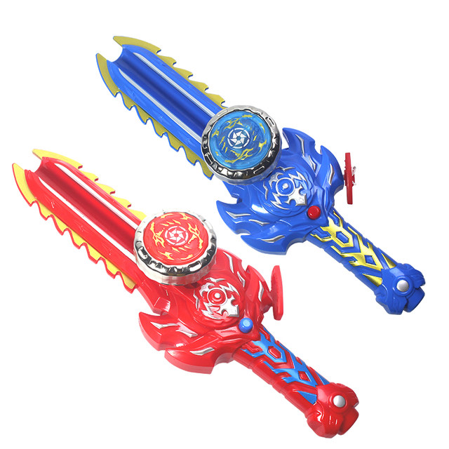 Luminous sword-shaped gyro toy children's new sword-shaped gyro battle ...