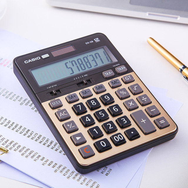 New CASIO Casio DS-2B bank accounting fast flip silent calculator ...