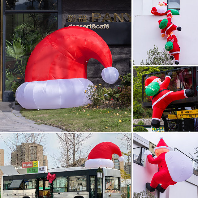 Christmas decoration inflatable electric balloon Santa Claus inflatable ...