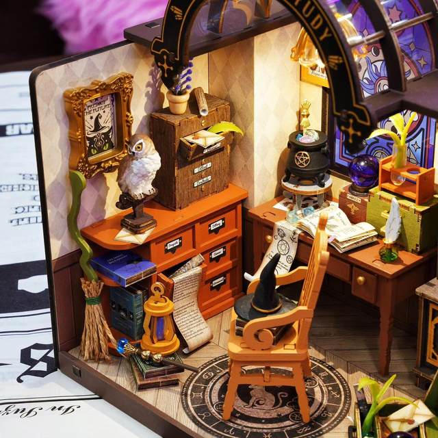 If you come to DIY hut the magic study micro -shrinkage scene model ...