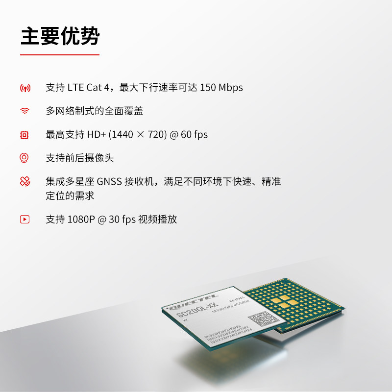 Quectel SC200L 4G IoT Module - Cat4 Communication