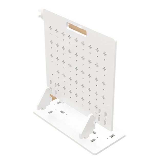 Vertical hole board desktop hole board baffle storage rack desk home ...