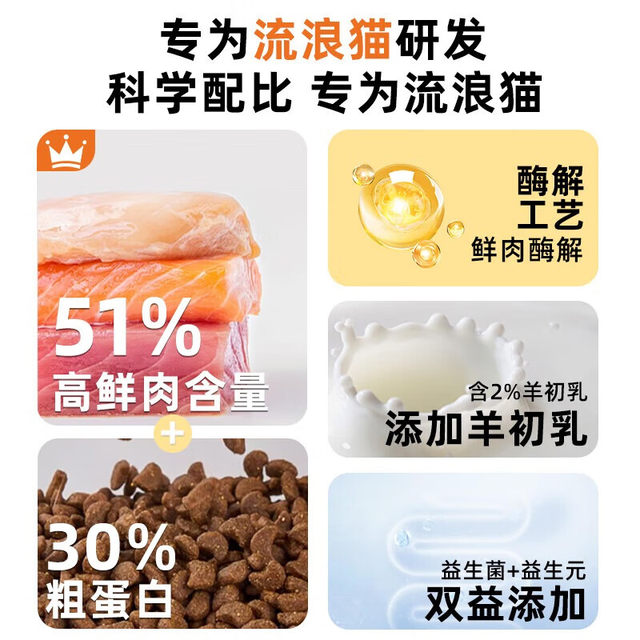Xinliang Stray Cat Cat Food Small Bag Portable Adult Cat and Kitten ...