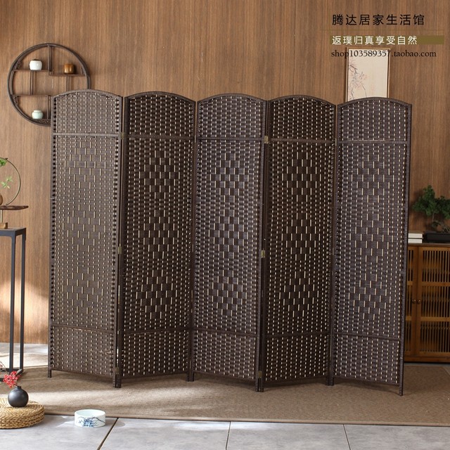 Straw screen partition hotel entrance living room bedroom block ...
