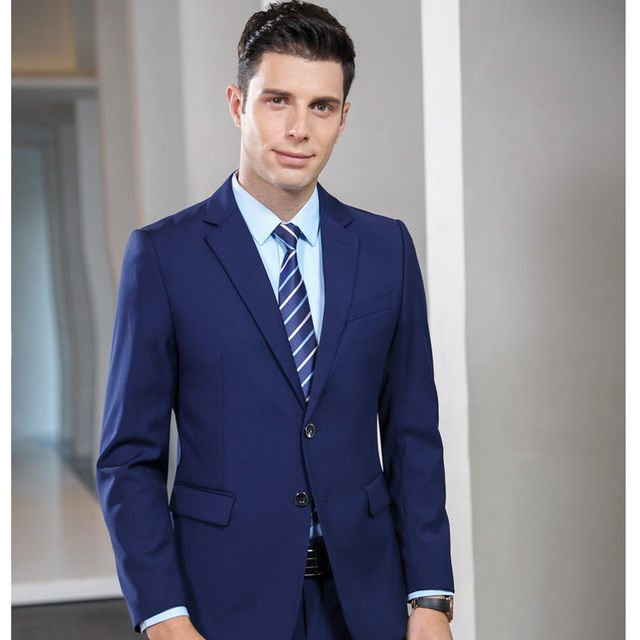 Cadillac 4S Store Shop Exhibition Hall Workers Blue suit Men's Women's ...