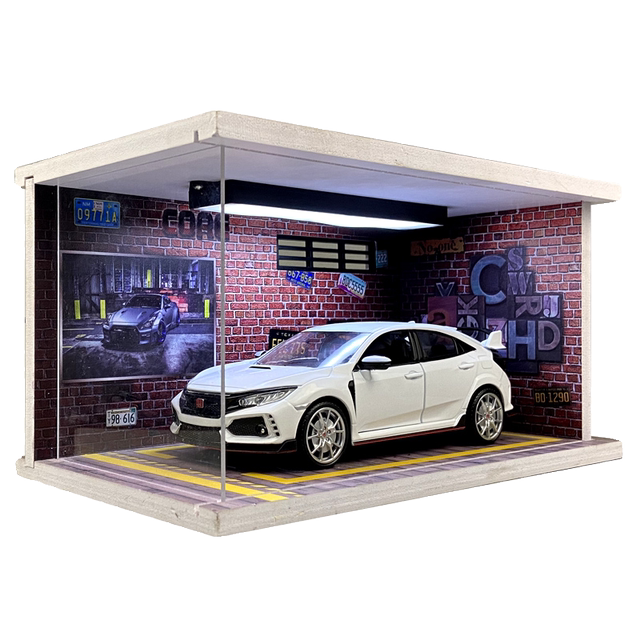 Red Label Honda Civic TypeR Alloy Authorized Light Edition Car Toy ...