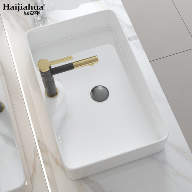 Bathroom counter basin wash basin household balcony wash basin ceramic ...