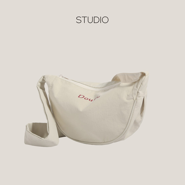 Casual simple dumpling bag nylon canvas bag women's 2025 new trendy one ...