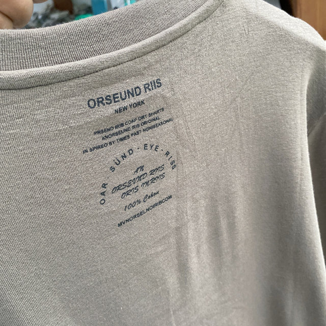 YUAN XI Yuanxi 6152 letter round neck long sleeve base shirt 2025 ...