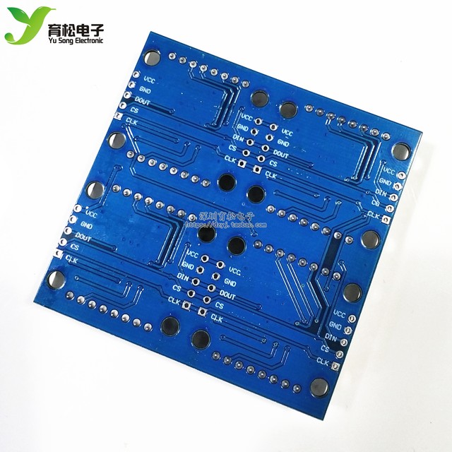 MAX7219 dot matrix module 4 dot matrix 2*2 display module ...