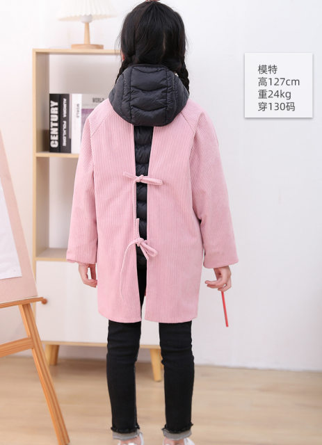 Winter boys and girls anti -dirty covered coats with cuffs with sleeve ...