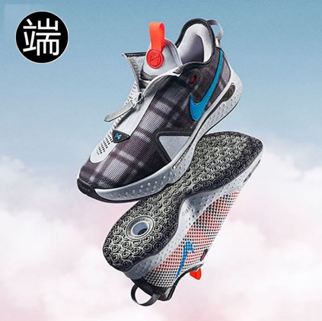 Nike PG4 Paul George 4th generation zipper actual basketball shoes ...