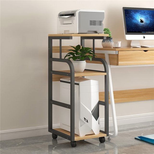 Simple computer hosting can move desktop chassis landing storage rack ...