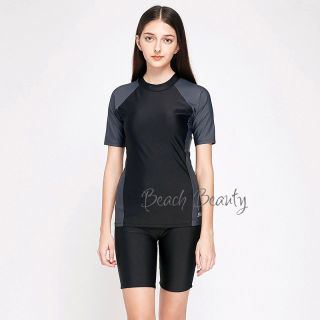 Plus size swimsuit women's long leg-covering 200Jin [Jin equals 0.5kg ...