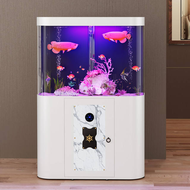 Ivas arc -shaped fish tank living room mid -size home -sized bottom ...