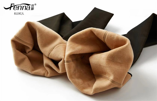 Fenna 8119 plus velvet thickened black transparent skin, water light ...