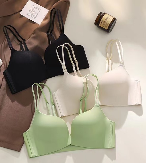 Original Seamless Wireless Front Buckle Bra, Feminine Small Breast ...