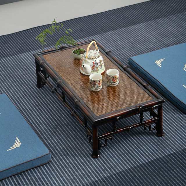 Small tea table new Chinese style bamboo furniture tatami small kang ...