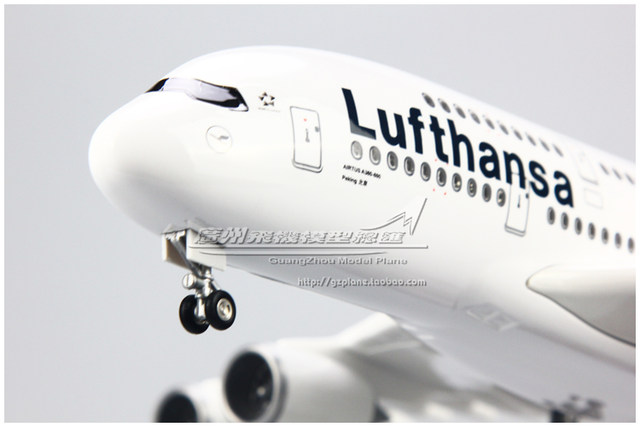 Germany Hansha Aviation A380 new logo induction LED lights landing rack ...