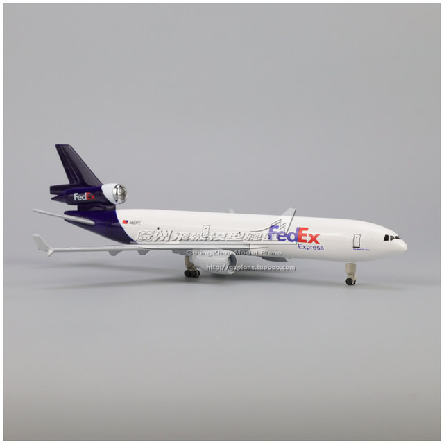 Federal Express Fedex MD-11 Bandband Alloy Passenger Aircraft Model ...