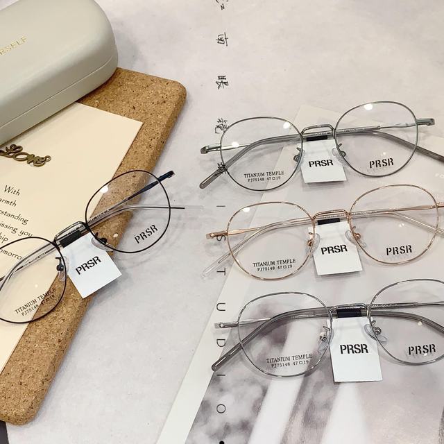 PRSR Pasha's new frame retro multi -side men's small frame ultra -light ...