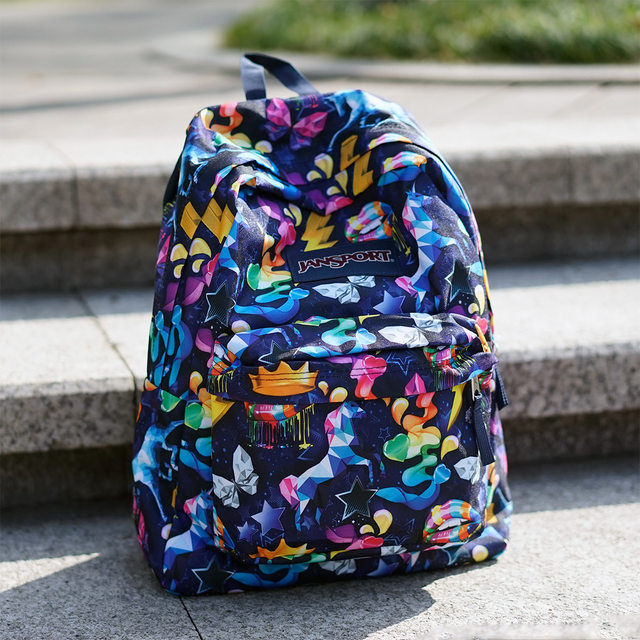 Jansport genuine backpack super rebellious campus men's and women's ...