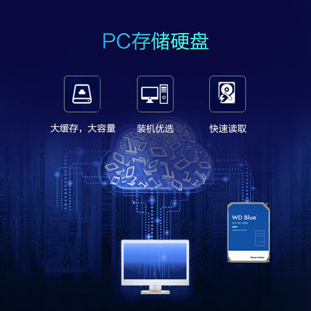 WD Western Data Mechanical Hard Drive Western Digital Desktop Computer ...