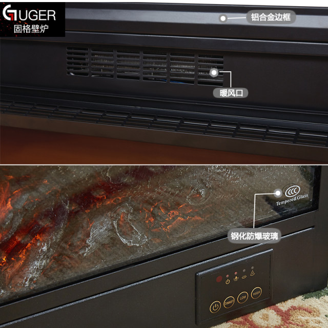 Customized electronic fireplace simulation flame light floor TV cabinet ...