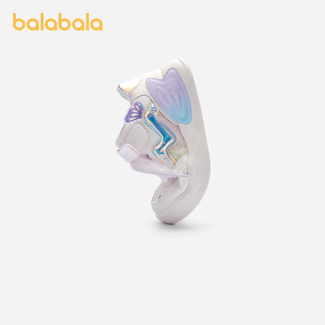 Balabala children's shoes children's sneakers girls 2024 autumn and ...